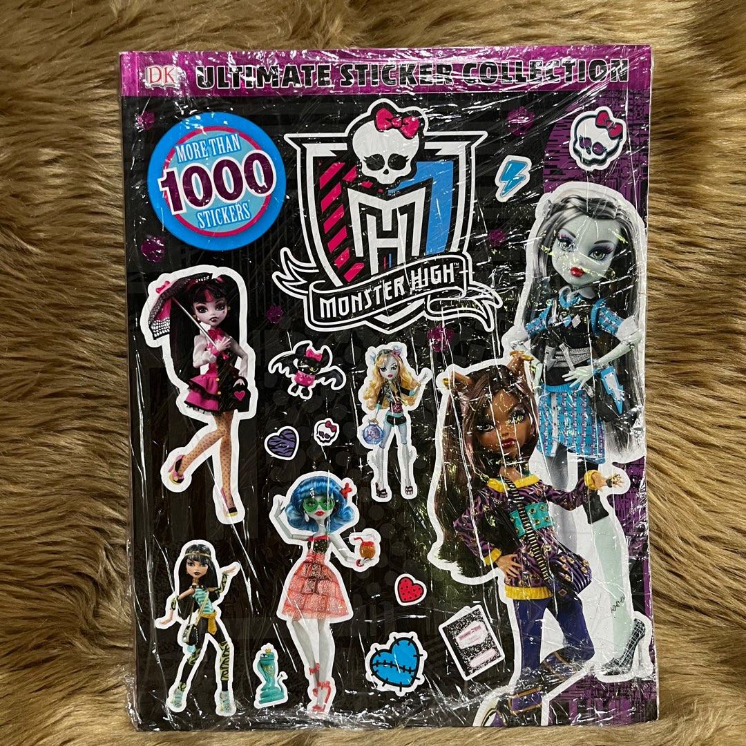 Monster High Ultimate Sticker Collection Book, Hobbies & Toys, Books ...