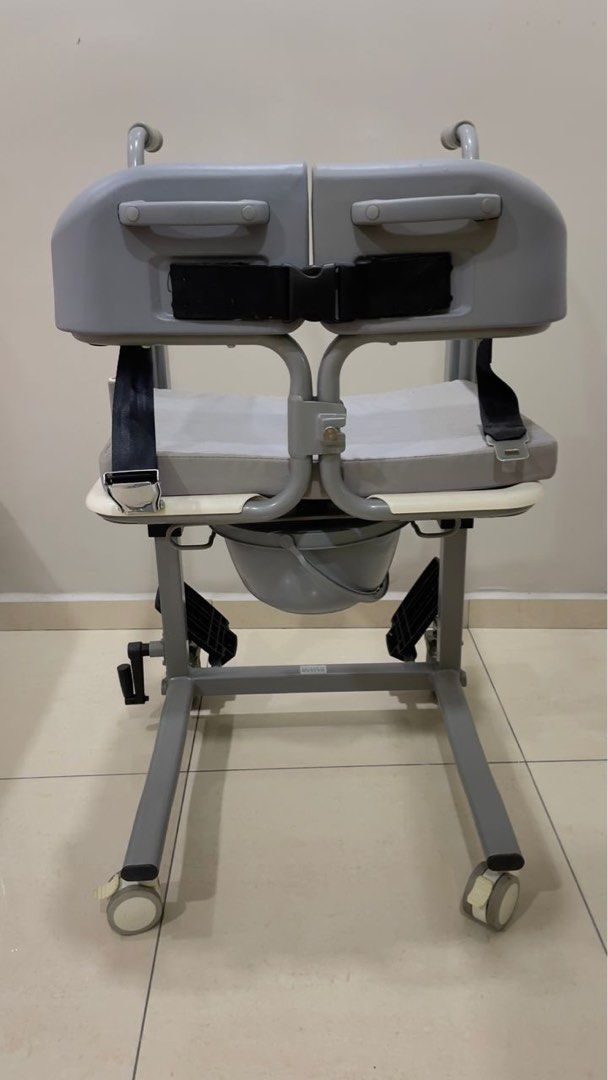 Multi-Functional Lifting Transfer Commode Wheelchair, Health ...