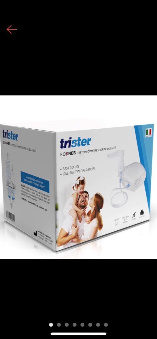 Nebulizer Trister brand Imported, Health & Nutrition, Medical Supplies ...