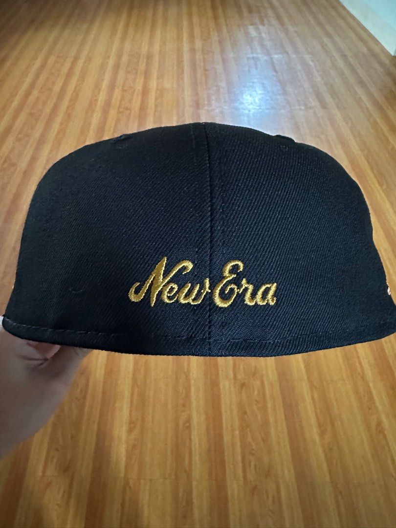 New Era Script Logo 59FIFTY DAY 2023 100 Year Anniversary Patch Black ...