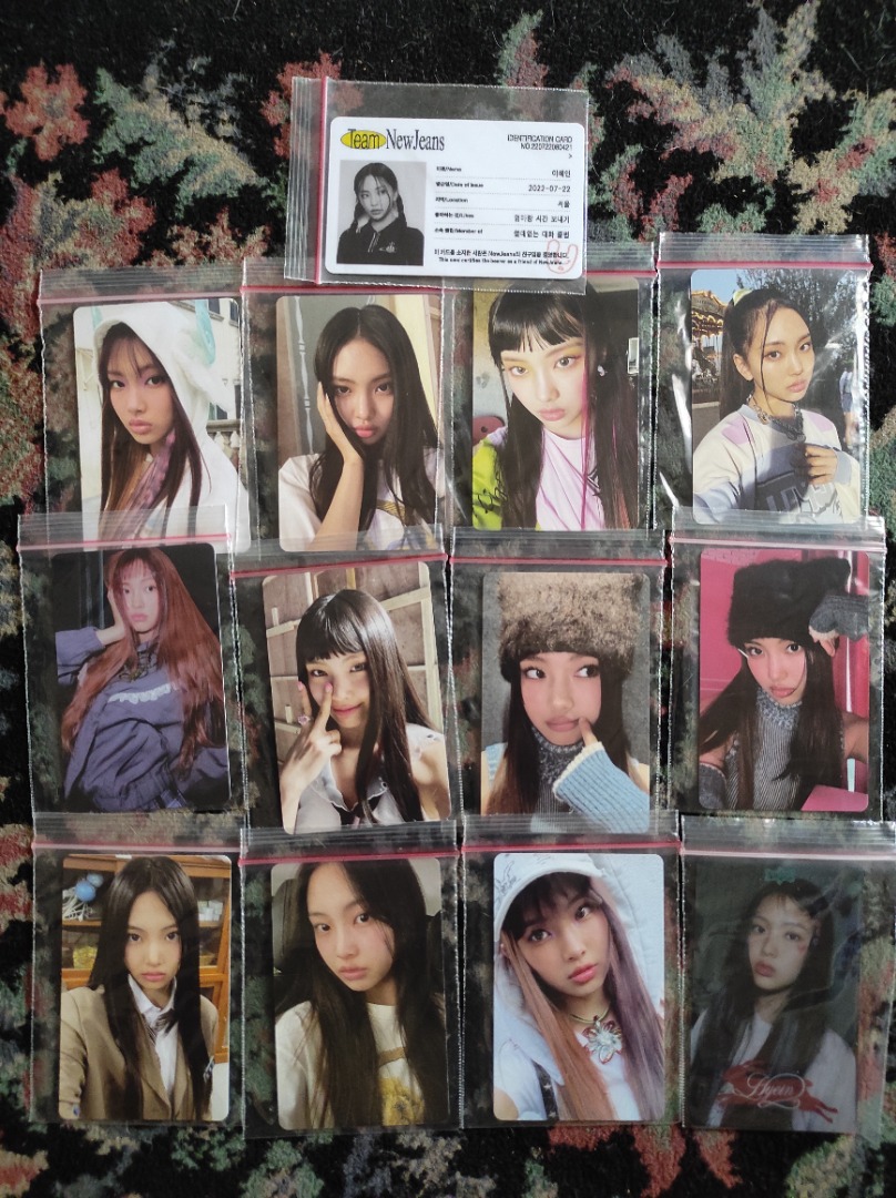Newjeans Hyein Photocard set only 12 + 1, K-Wave di Carousell