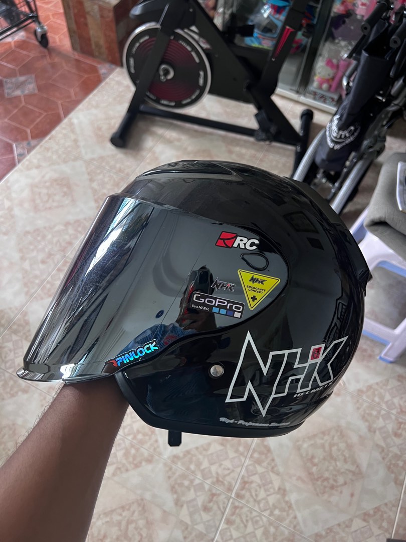 Nhk helmet, Motorcycles, Motorcycle Apparel on Carousell