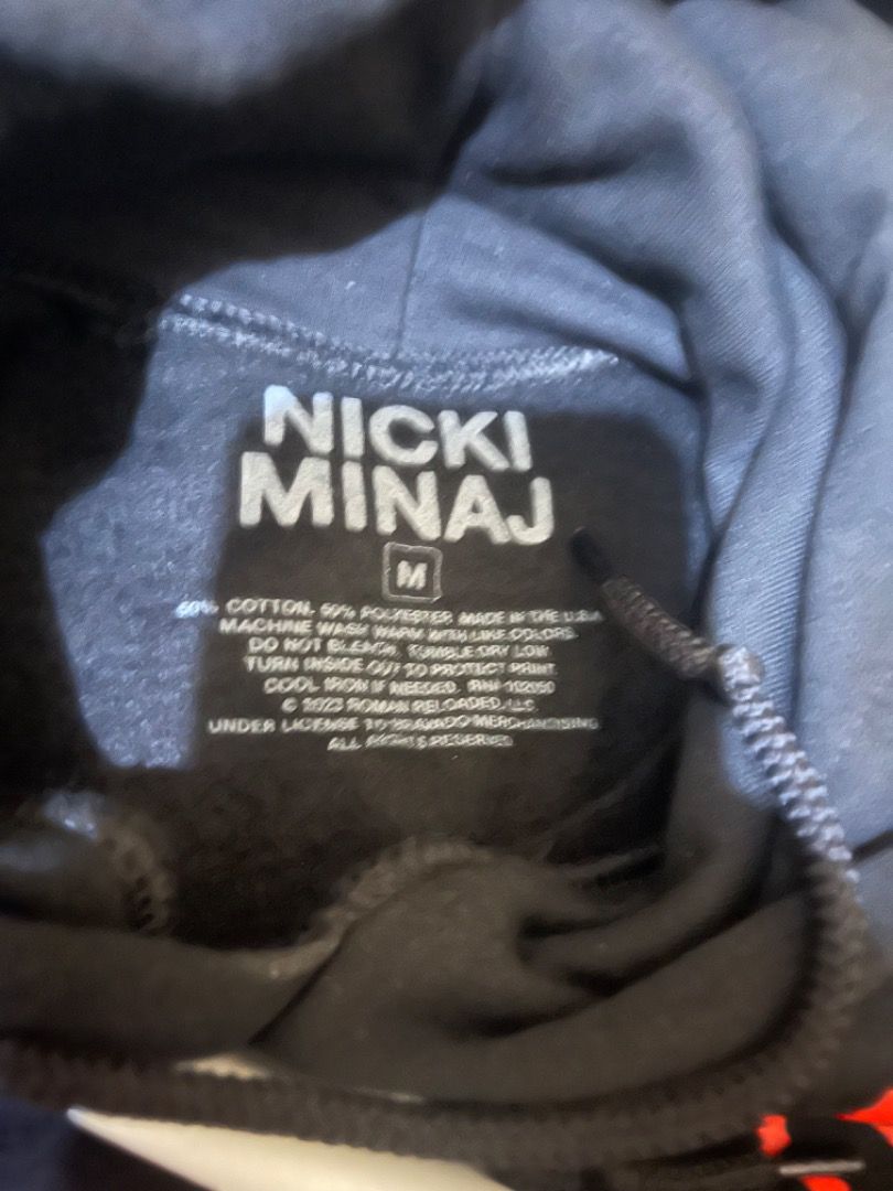 Nicki Minaj Authentic (Red Ruby Da Sleeze) Hoodie, Men's Fashion, Coats ...
