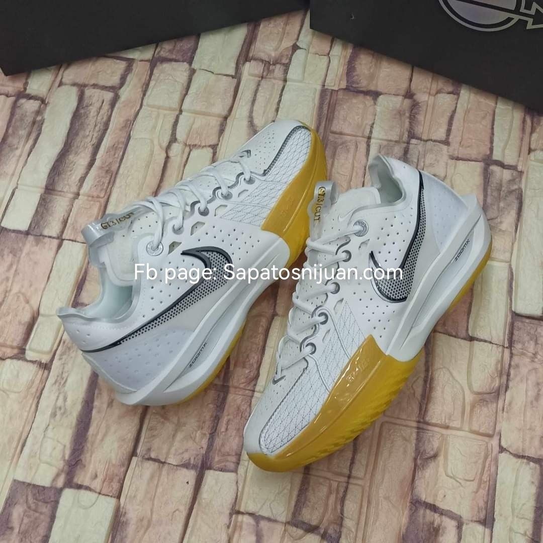 Nike Gt cut 3 white yellow gold, Men's Fashion, Footwear, Sneakers on ...
