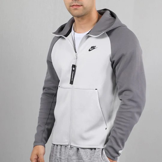 Nike TF Tech Fleece Two Tone Hoodie Jacket Large, Men's Fashion, Coats ...