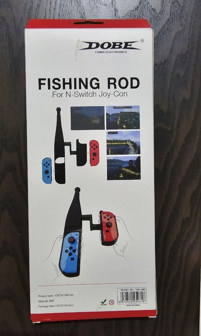 Nintendo Switch Fishing Rod Joy Con Controller, Video Gaming, Gaming ...