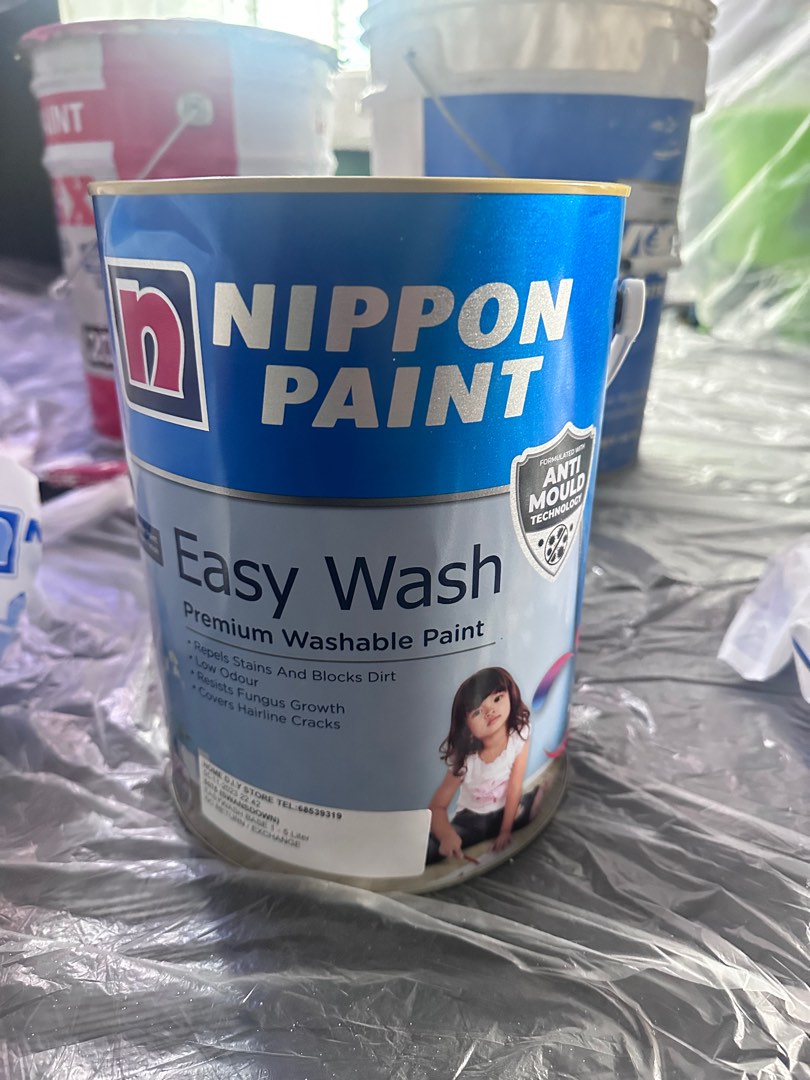 Nippon Paint 5 litres, Furniture & Home Living, Home Decor, Other Home ...