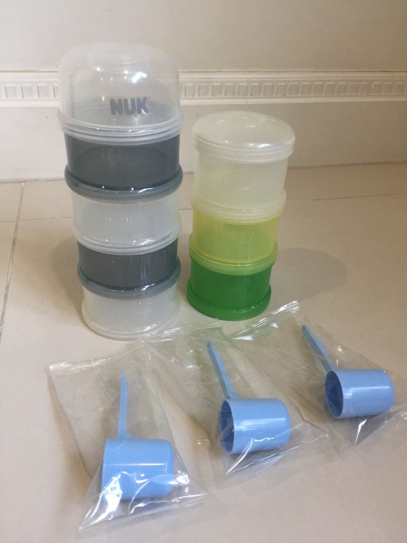 NUK Milk Powder Container Multiple Smart Pack Stack System Baby Toddler ...