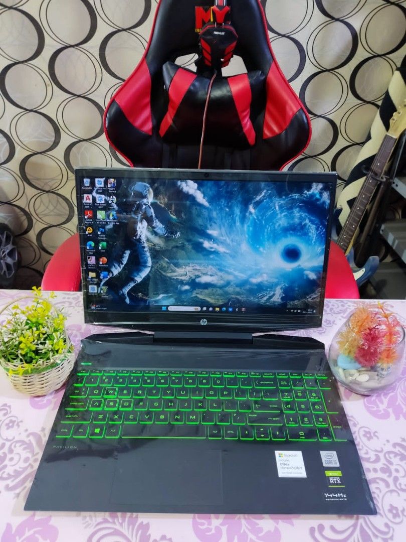 [NVIDIA RTX 6GB] Laptop HP Pavilion Gaming Gen 10 Comet Lake RAM 16GB ...