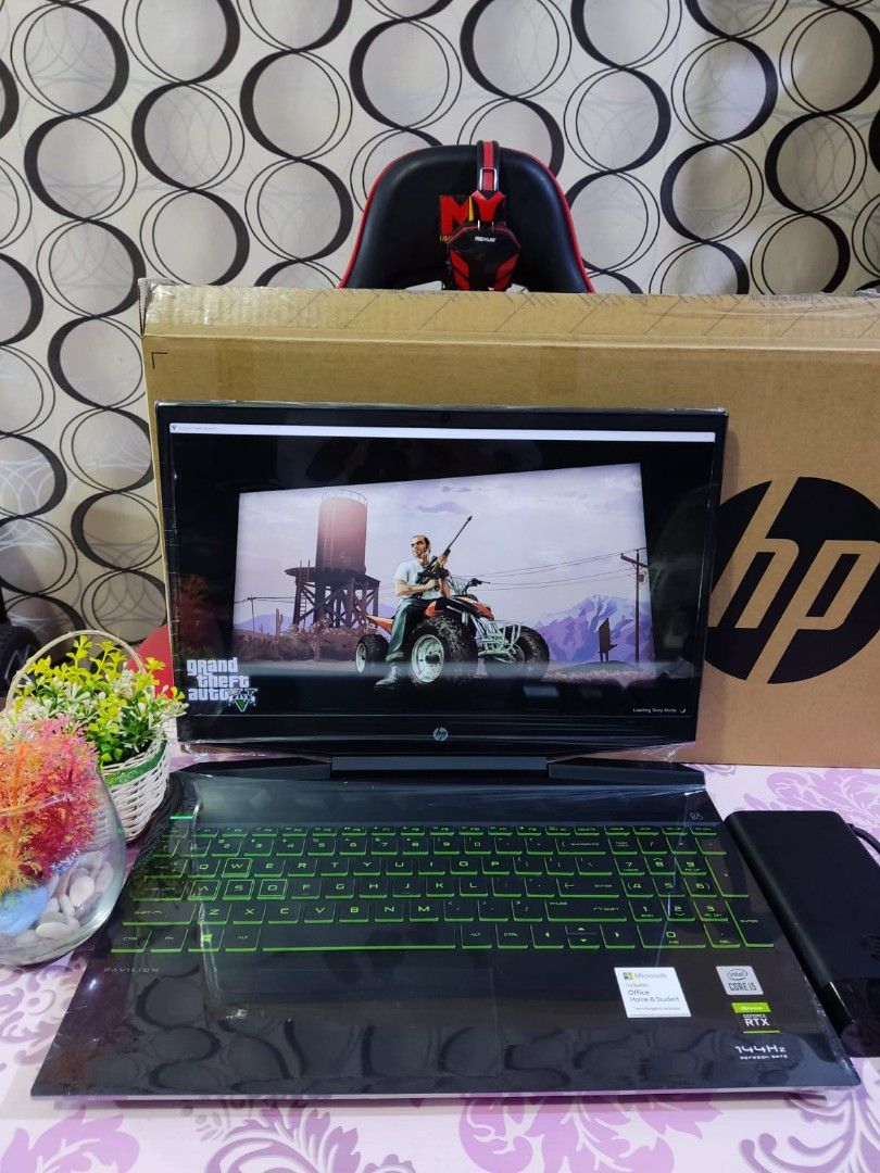 [NVIDIA RTX 6GB] Laptop HP Pavilion Gaming Gen 10 Comet Lake RAM 16GB ...