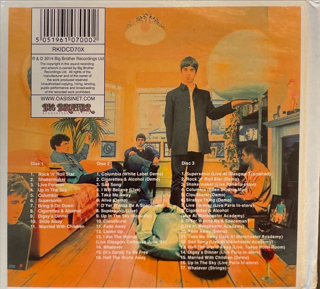 OASIS: DEFINITELY MAYBE (3CD), Hobbies & Toys, Music & Media, CDs ...