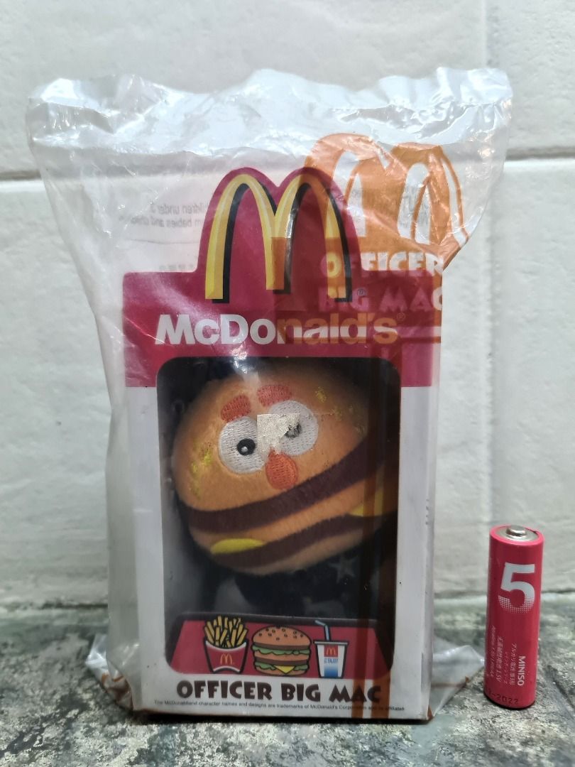 OFFICER BIG MAC PLUSH TOY - 2010 McDonalds Happy Meal Toys Series ...