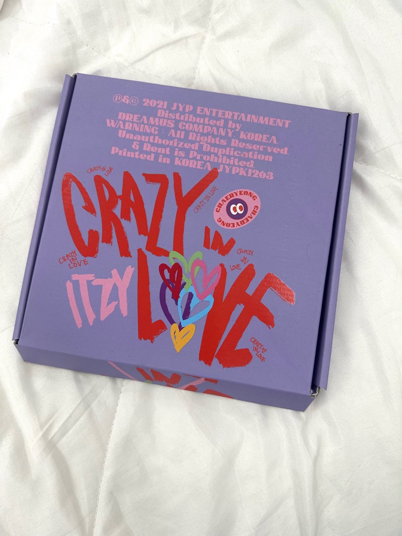 official itzy unsealed crazy in love cil album chaeryeong version ...