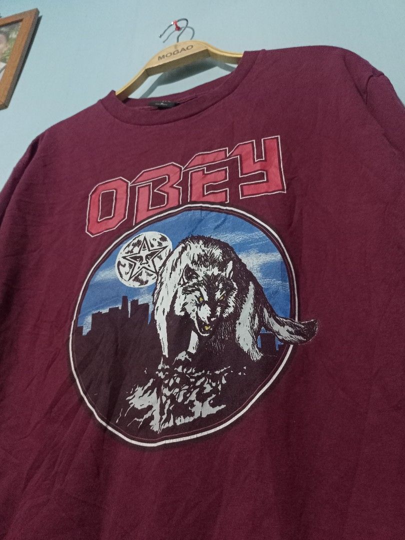 Original Obey long sleeve, Men's Fashion, Tops & Sets, Hoodies on Carousell