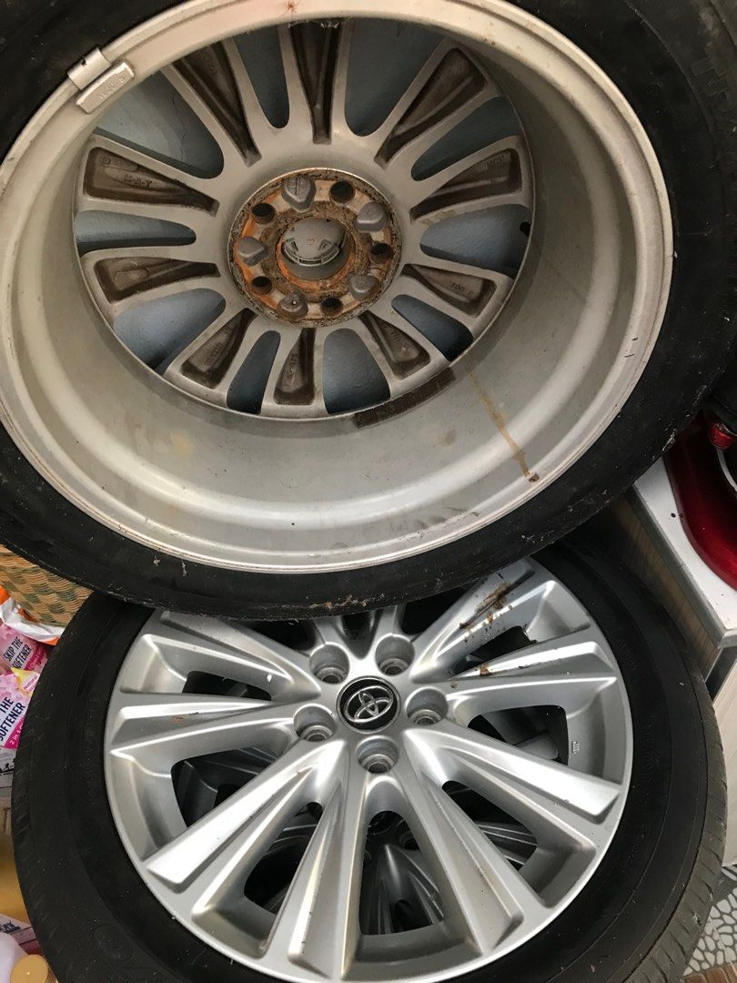 ORIGINAL TOYOTA Alphard/Vellfire rims size 18 inch 4 pcs, Auto ...