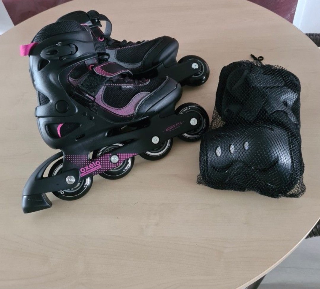 Oxelo Active Fit 3. Inline skates, Sports Equipment, Sports & Games ...