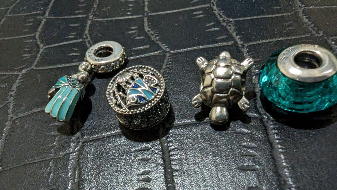 Pandora infinity snake chain with 6 charms, Luxury, Accessories on ...