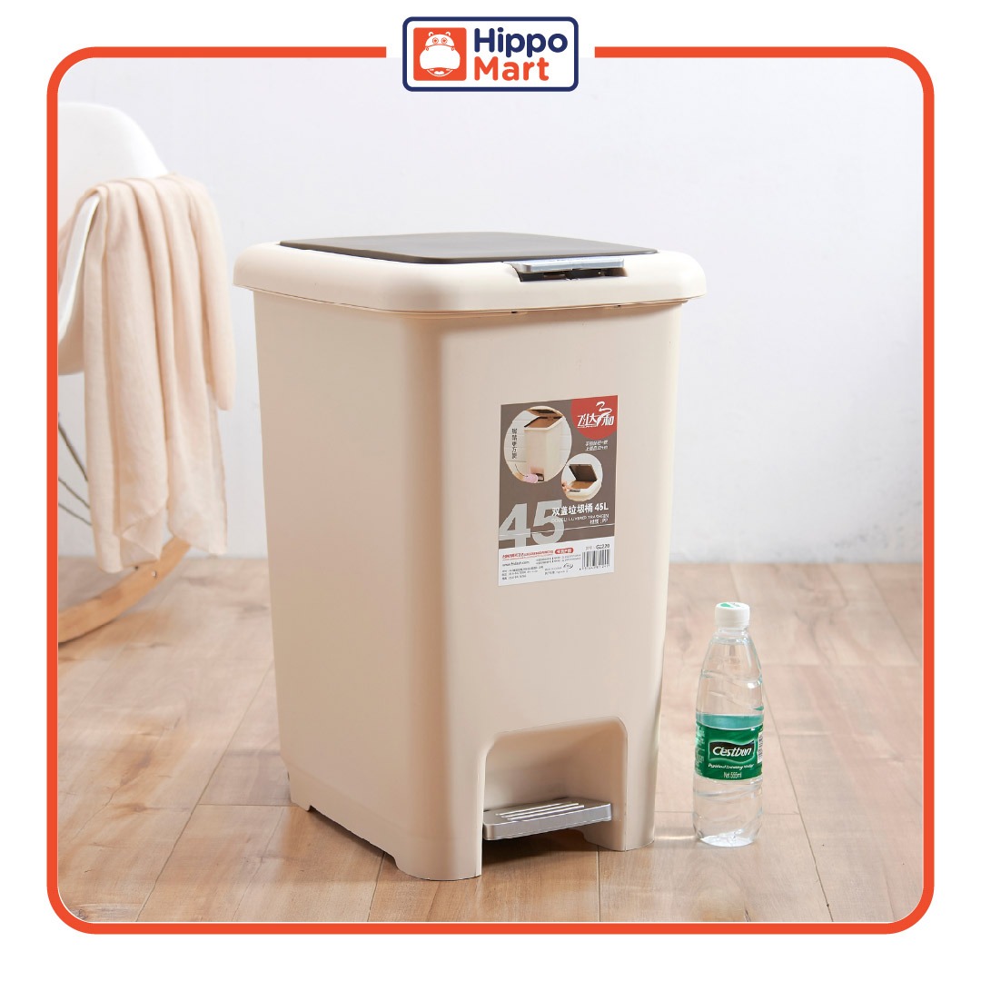 Pelican Premium 2 Way Pedal Bin, 45L, Furniture & Home Living, Cleaning & Homecare Supplies ...