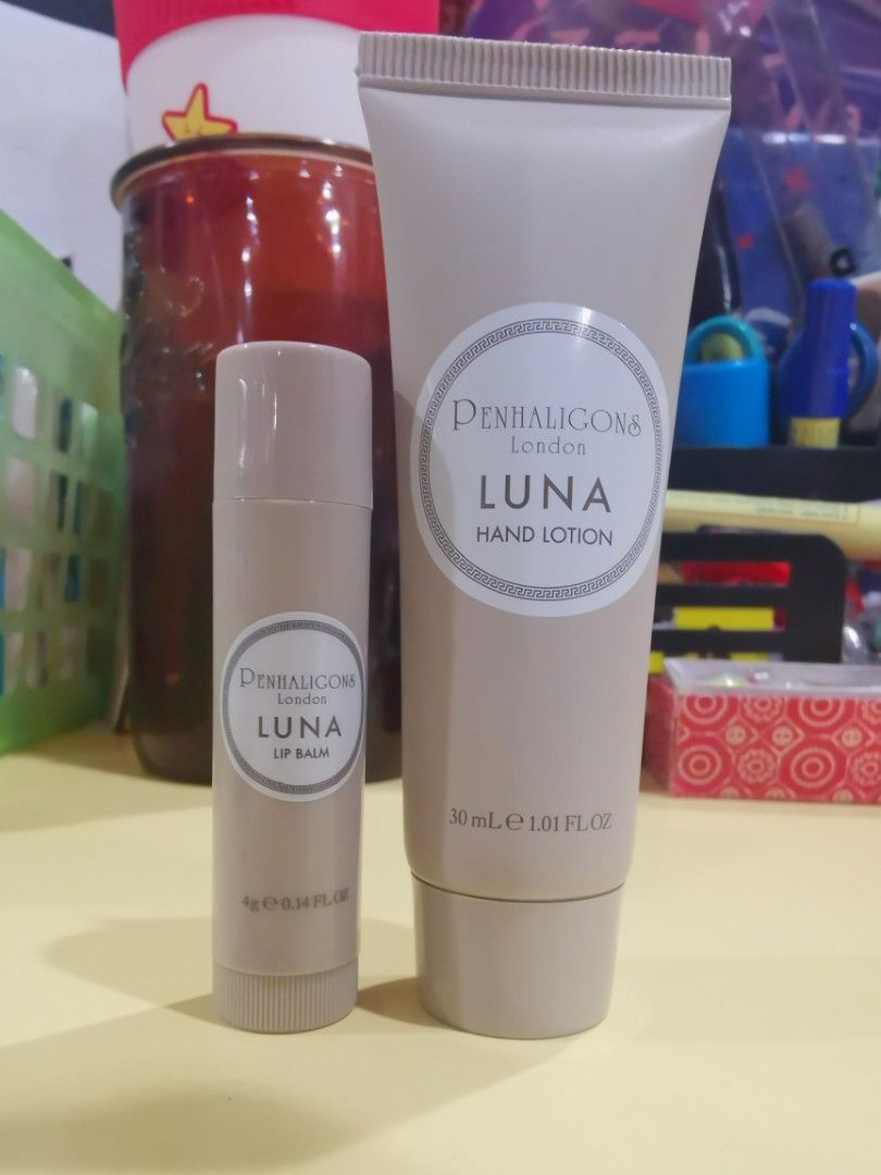 PENHALIGONS London LUNA Hand Lotion & Lip Balm Set, Beauty & Personal ...