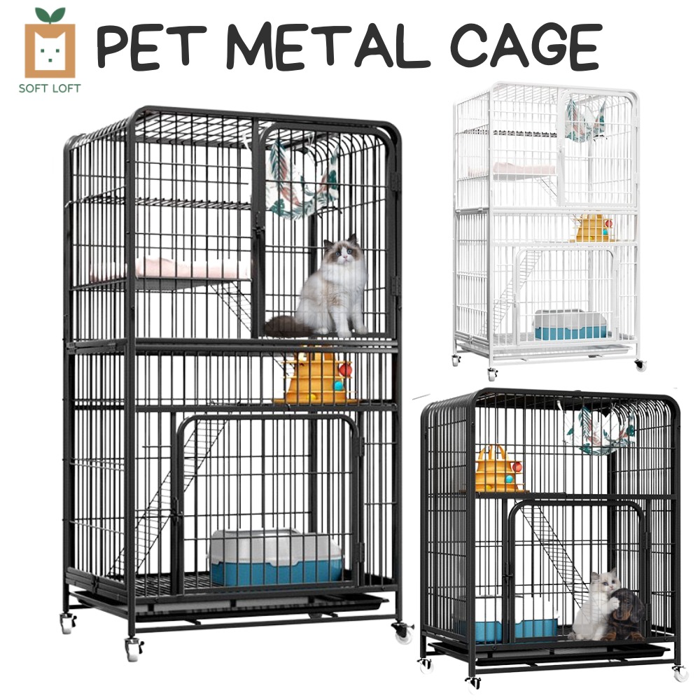 Pet Cage Luxury Iron Metal Cat Dog Rabbit Bird Parrot Cage Large Cage ...