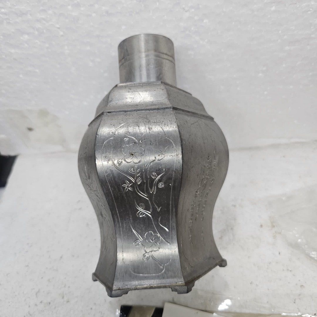 Pewter Chinese tea container, Hobbies & Toys, Memorabilia ...