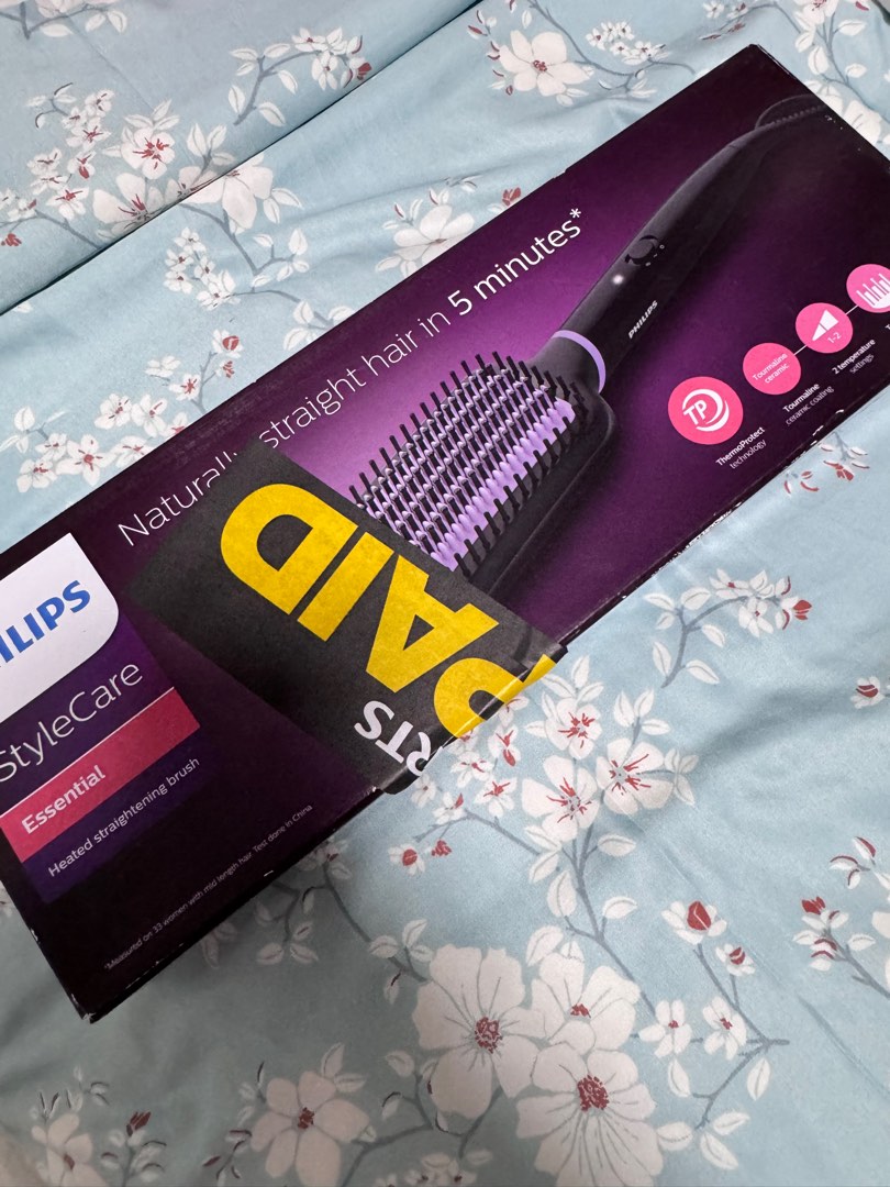 Philips Hair Brush Straightener, Beauty & Personal Care, Hair on Carousell