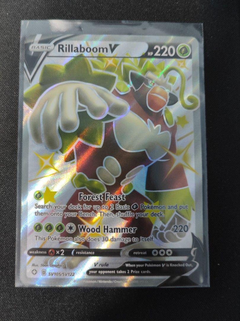 Rillaboom V SV105/SV122 Centiskorch V SV108/SV122 Toxtricity V SV112 ...