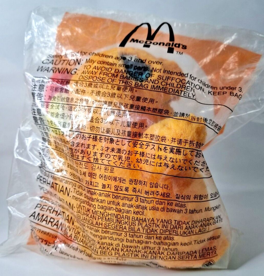 Pokemon Plush Charmander McDonald's Doll 2001 Stuffed figure BNIP RARE ...