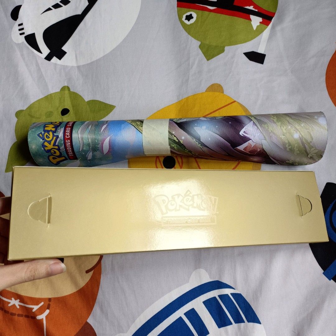 Pokémon TCG playmat Radiant Eevee Pokémon Go premium collection box ...