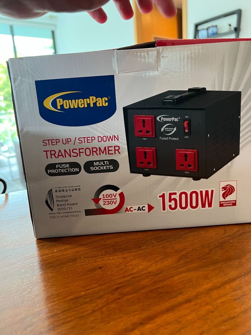 PowerPac - Converter Transformer (100V to 230V, and 230V to 100V), TV ...