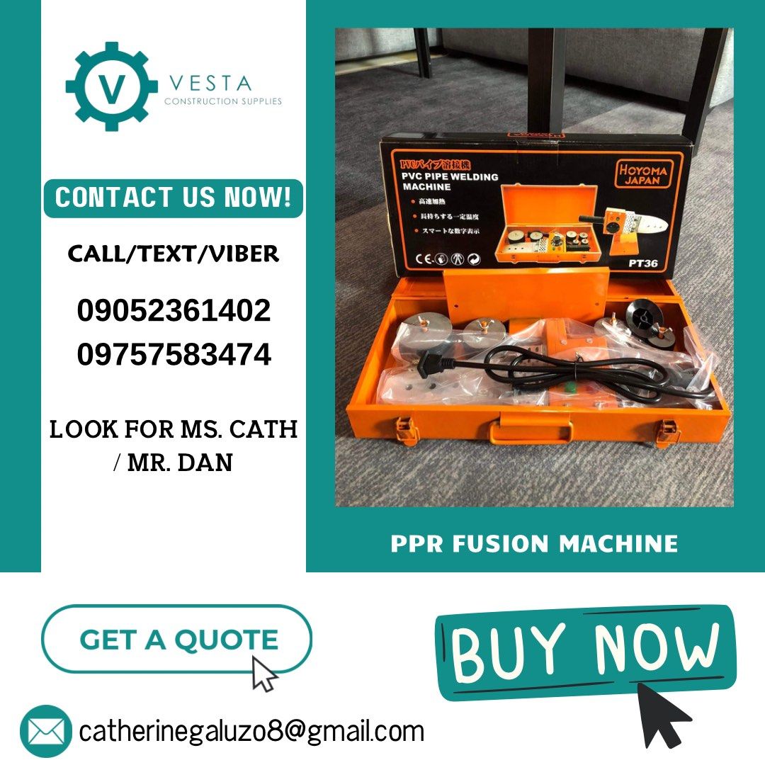 PPR FUSION MACHINE, Commercial & Industrial, Construction Tools ...