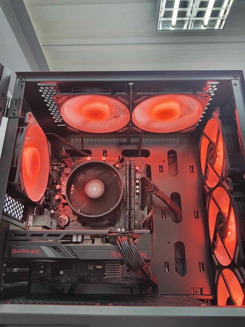 Pre built System Unit Ryzen 5 + Sapphire Pulse 6600, Computers & Tech ...