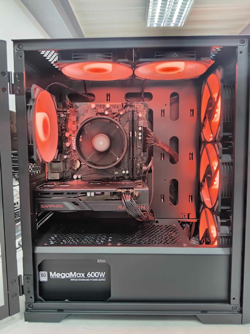 Pre built System Unit Ryzen 5 + Sapphire Pulse 6600, Computers & Tech ...