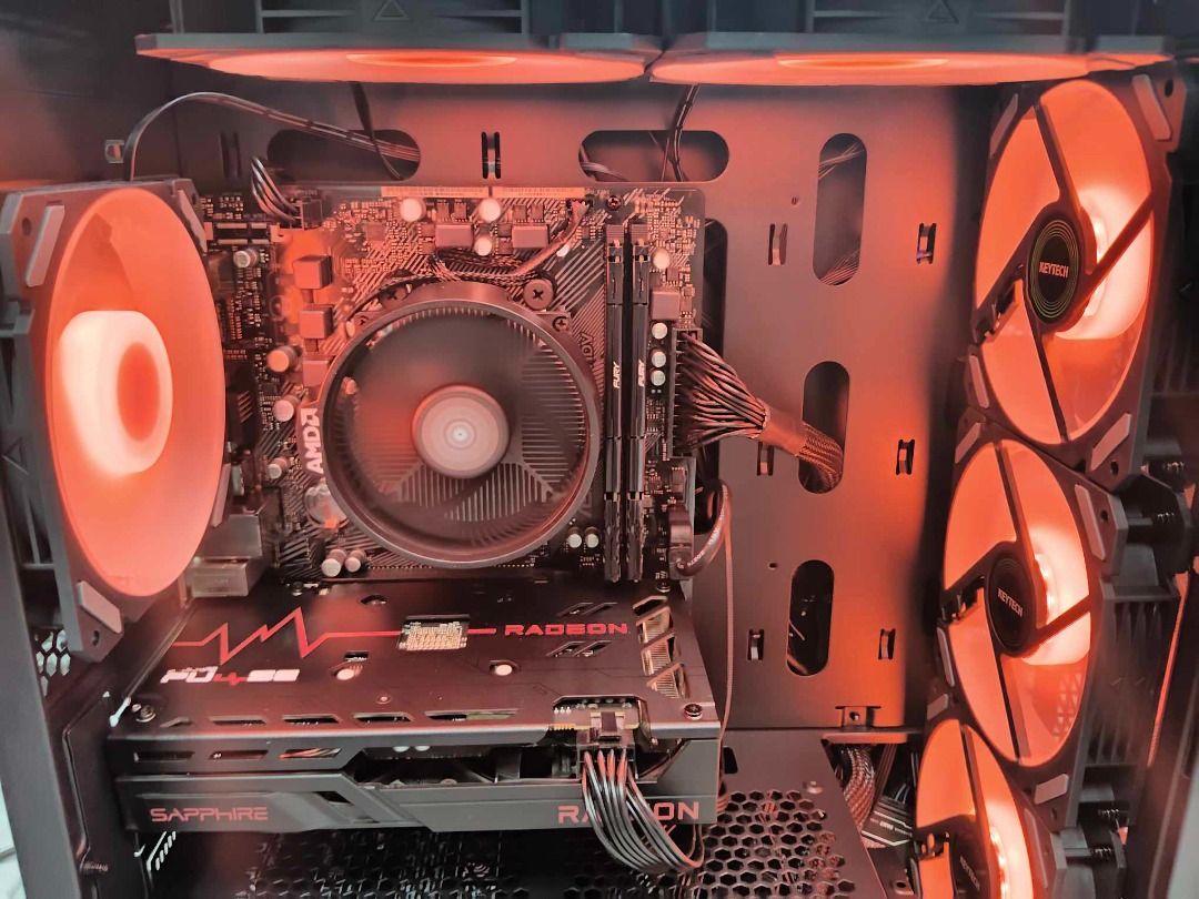 Pre built System Unit Ryzen 5 + Sapphire Pulse 6600, Computers & Tech ...