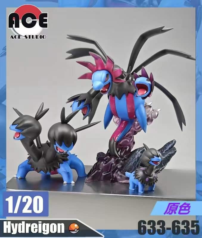 【PRE-ORDER】Ace Studio - Hydreigon Pokemon Resin Statue, Hobbies & Toys ...