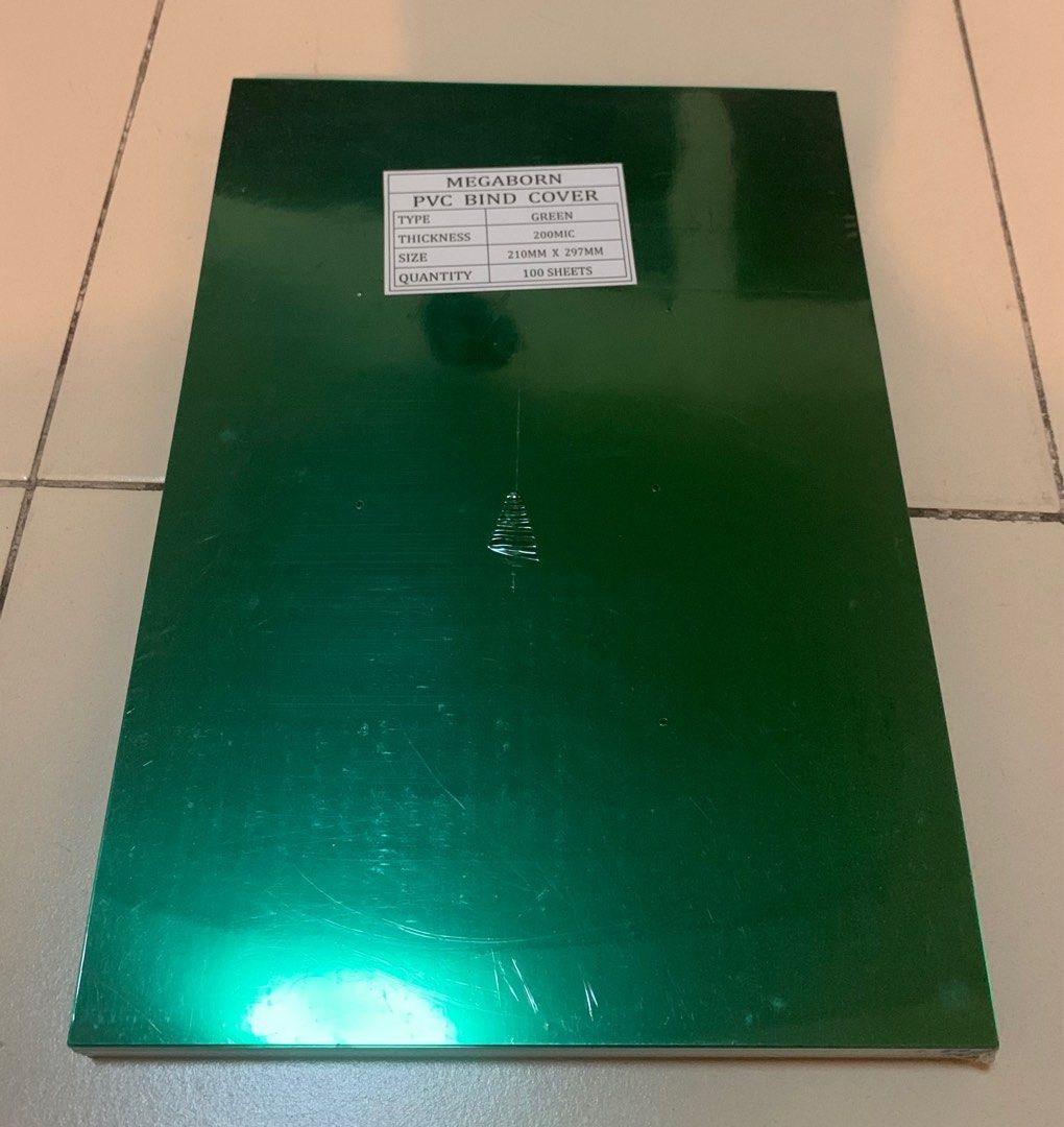 PVC Binding Cover, Hobbies & Toys, Stationery & Craft, Stationery ...