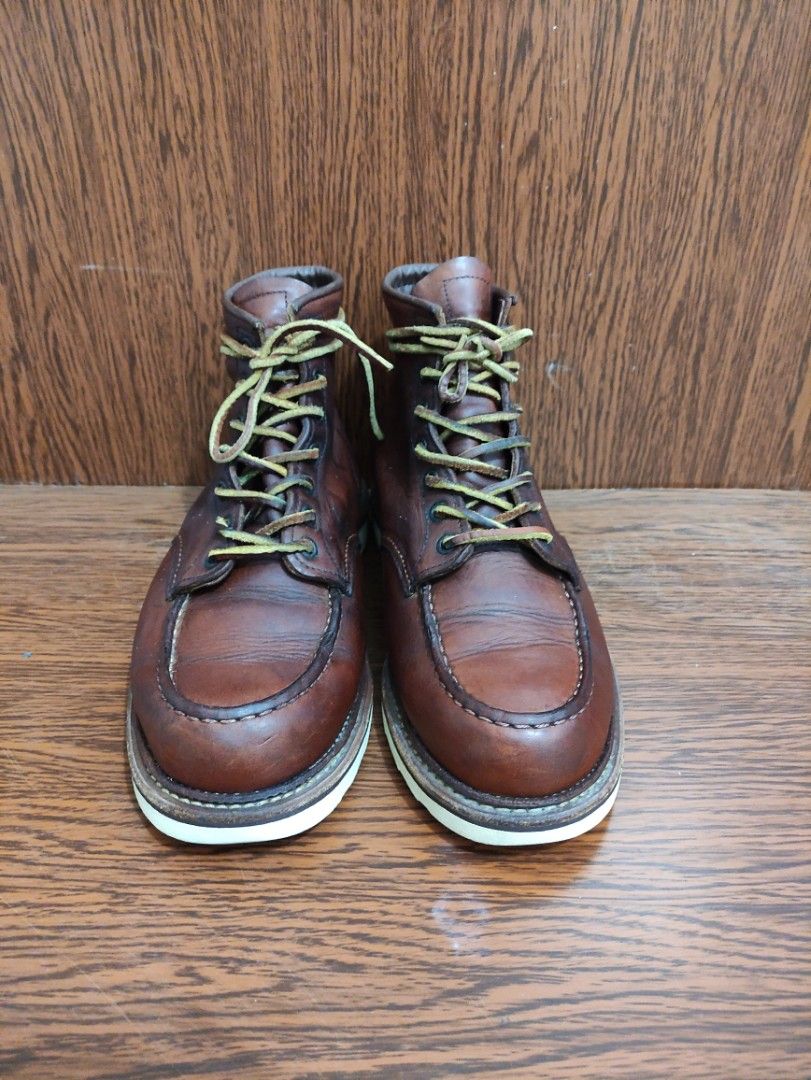 Redwing 1907 moc toe, Fesyen Pria, Sepatu , Sepatu Boot di Carousell