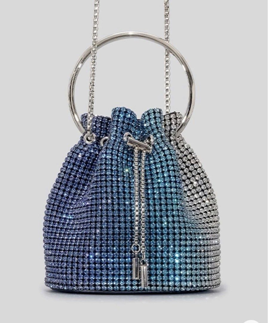 Rhinestone ombre bag, Luxury, Bags & Wallets on Carousell