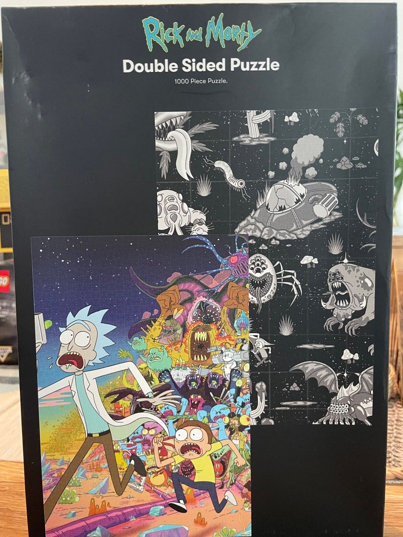 Rick and morty double sided 1000 piece puzzle, Hobbies & Toys, Toys ...