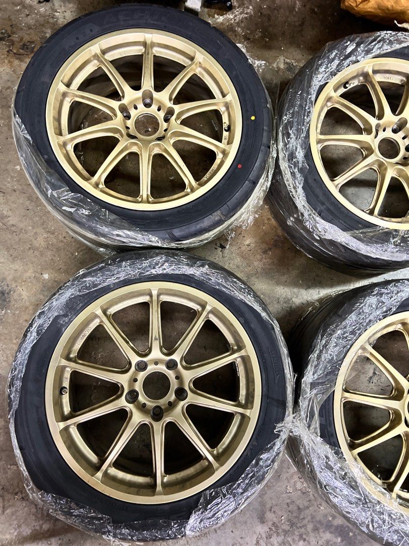 Rota GRA Gold Sport Rims, Car Accessories, Tyres & Rims on Carousell