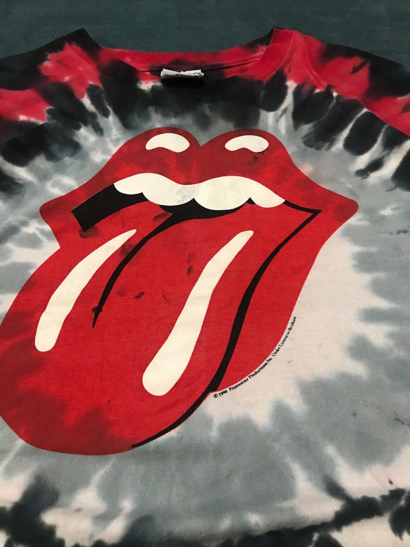 Rolling Stones 90s Liquid Blue, Men's Fashion, Tops & Sets, Tshirts ...