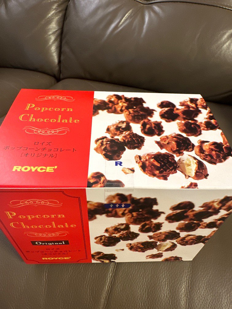 Royce - popcorn chocolate, 嘢食 & 嘢飲, 其他食物及飲料 - Carousell