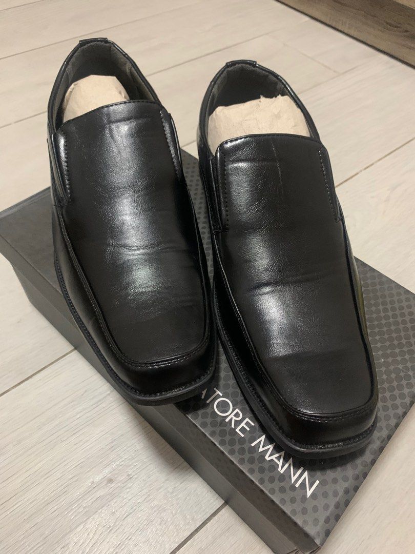 Salvatore Mann Black Formal Loafer Shoes, Men's Fashion, Footwear ...