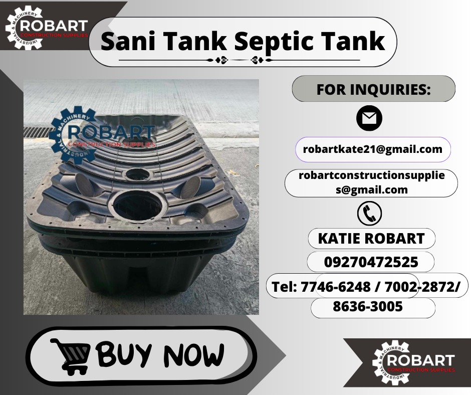 SANI SEPTIC TANK, Commercial & Industrial, Construction Tools ...
