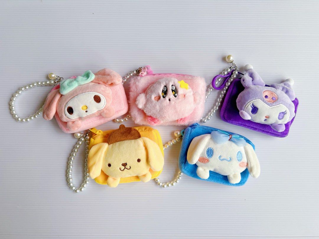 Sanrio plushie coin pouch | Kirby plushie coin pouch | Kuromi | My ...
