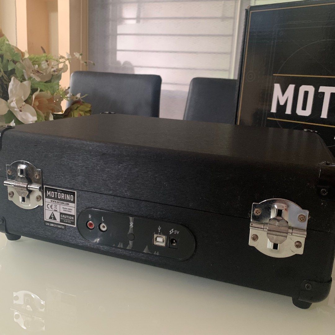 Satchmi Motorino MK. III (vinyl record player), Audio, Portable Music ...