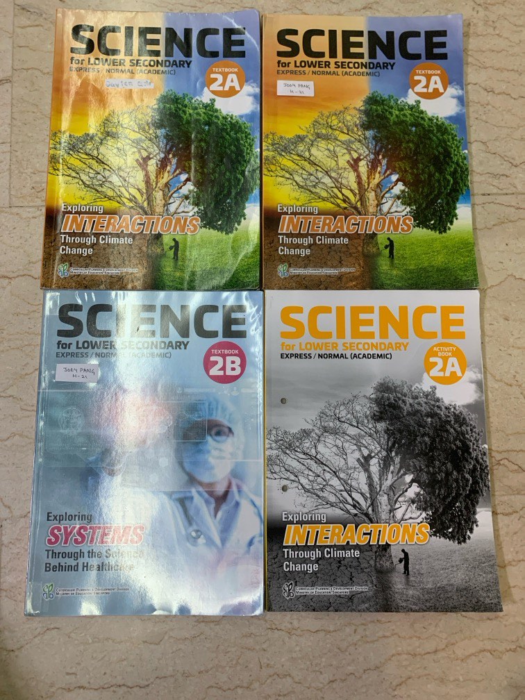 Secondary 2 science 2a and 2b textbook and workbook, Hobbies & Toys ...