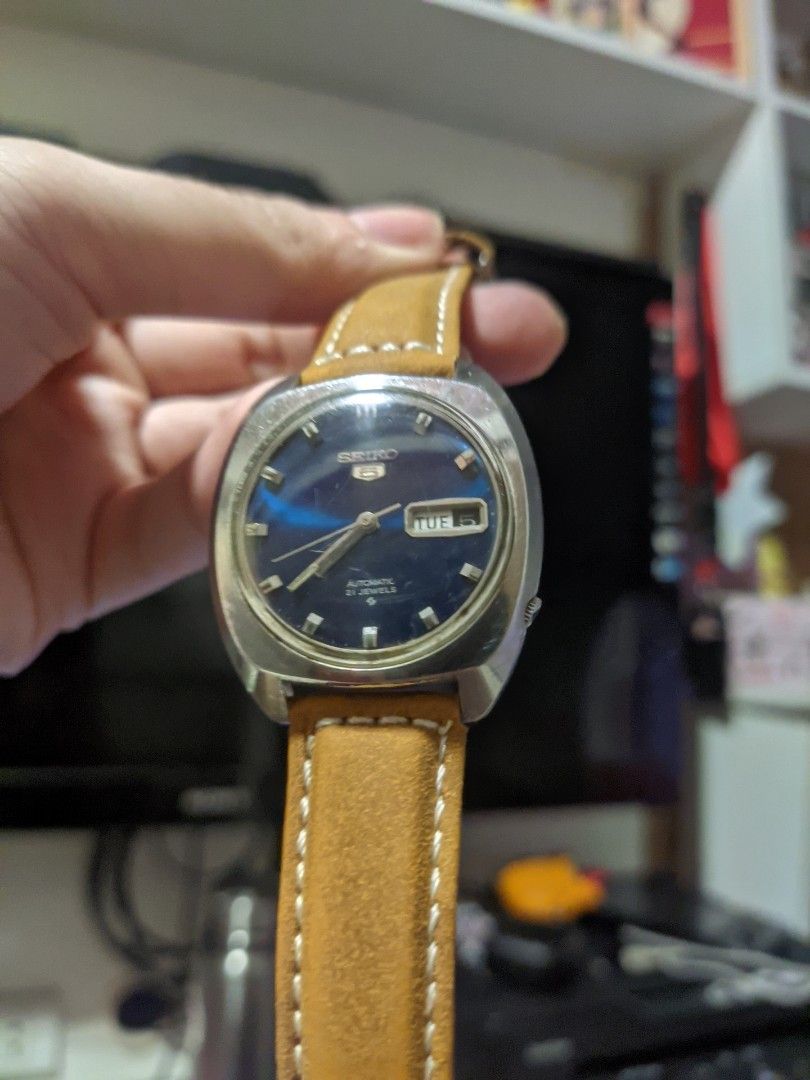 Seiko 5 dress 6119 movement automatic watch, Men's Fashion, Watches ...