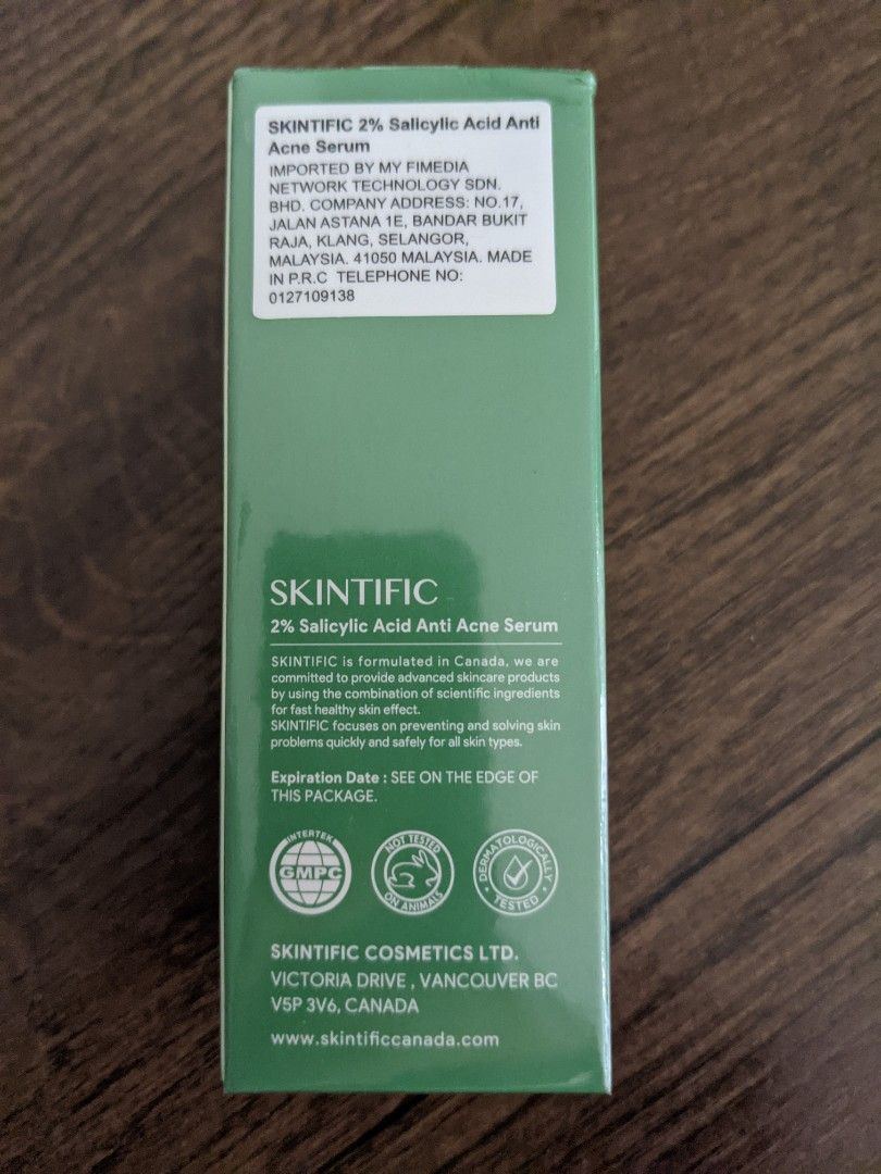 Skintific 2% Salicylic Acid Anti Acne Serum, Beauty & Personal Care ...