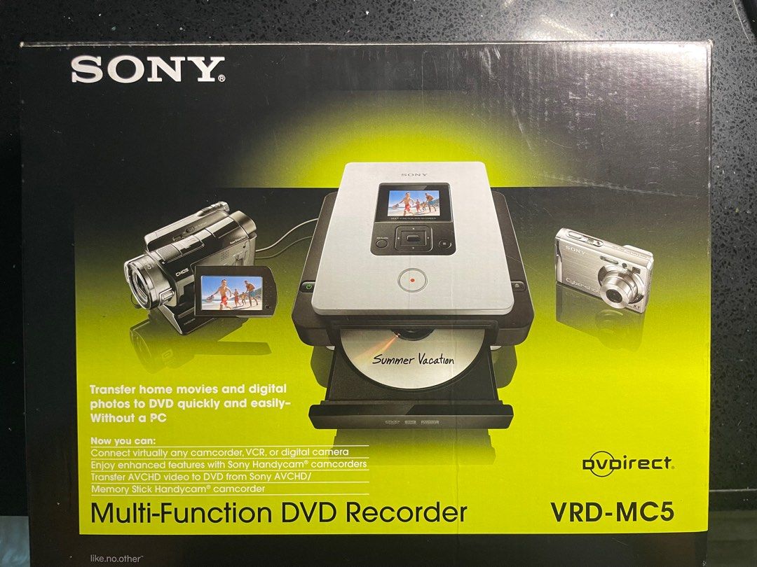 Sony Multi-Function DVD Recoder VRD MC5, Photography, Photography ...